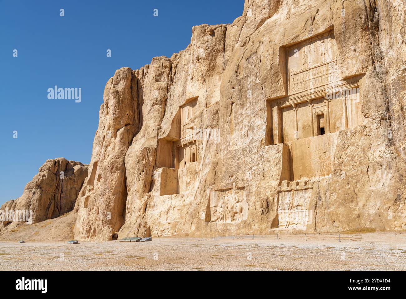 Amazing ancient necropolis Naqsh-e Rustam in Iran Stock Photo - Alamy