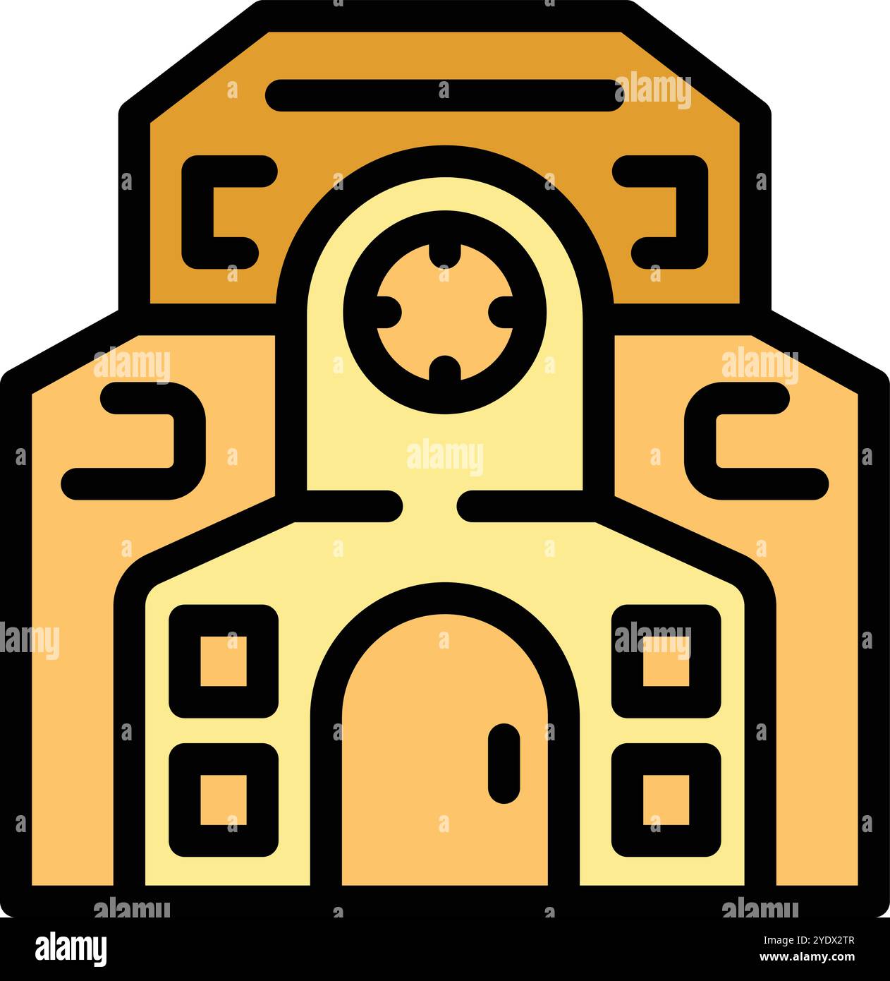 Council tower clock Cut Out Stock Images & Pictures - Alamy