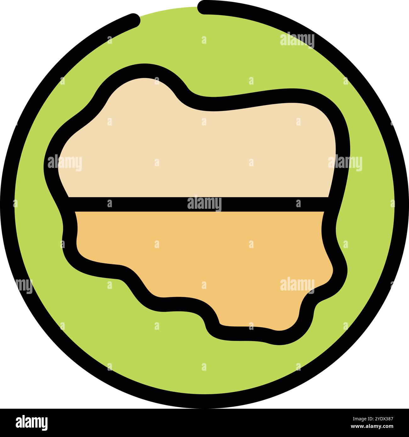 Soil profile cross section Cut Out Stock Images & Pictures - Alamy