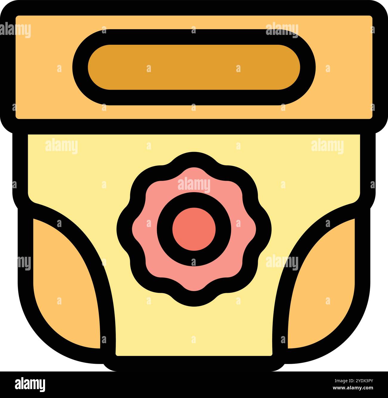 Toddler girl potty training Stock Vector Images - Alamy