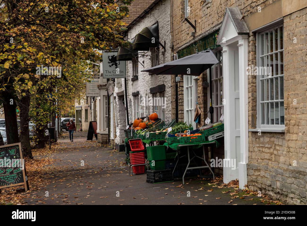 Fruit and Veg display outside a shop in Higham Ferrers ...