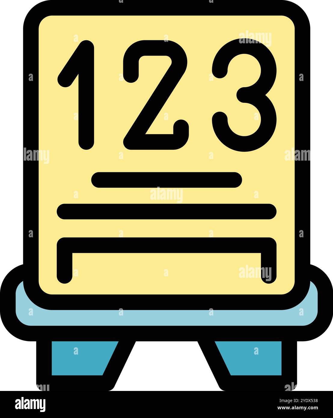 Queue management system showing 123 number, concept of waiting in line ...