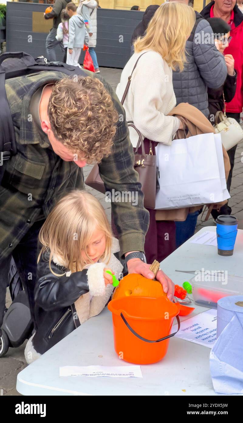 Pumpkin carving event - Windsor England 10.26.2024 -Happy excited ...