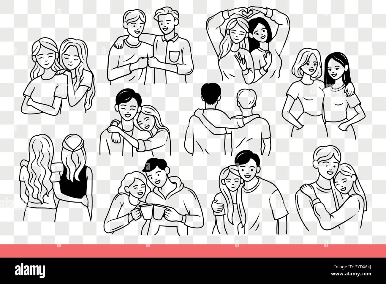 Sincere love Stock Vector Images - Alamy