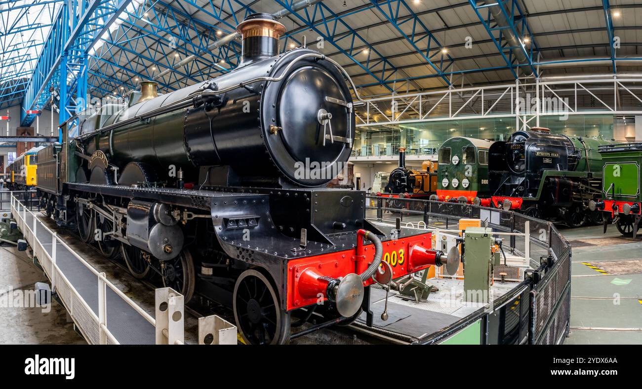 NRM, YORK, UK - OCT 6, 2024. A panorama view of a collection of ...