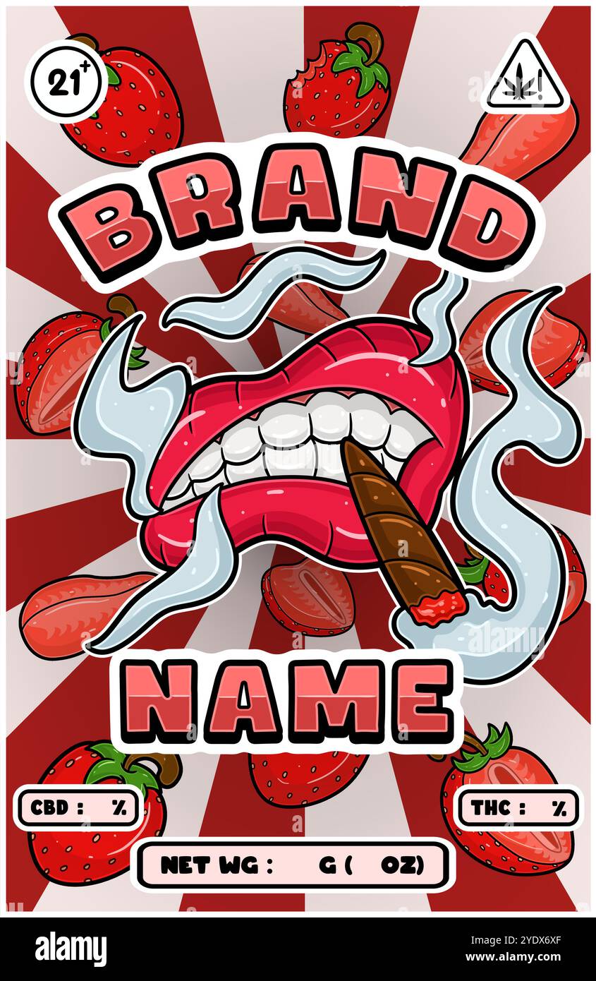 Cannabis strains vector vectors hi-res stock photography and images - Alamy