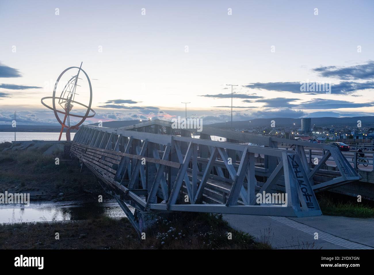 Punta Arenas, Chile - January 17, 2024. A beautiful summer evening at ...