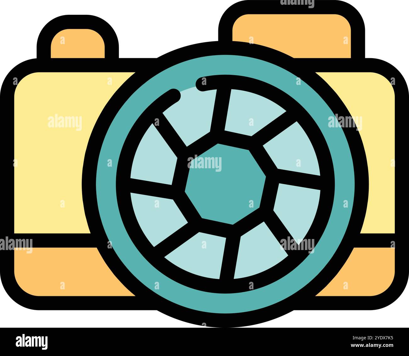 Camera lens is showing aperture blades controlling exposure Stock ...