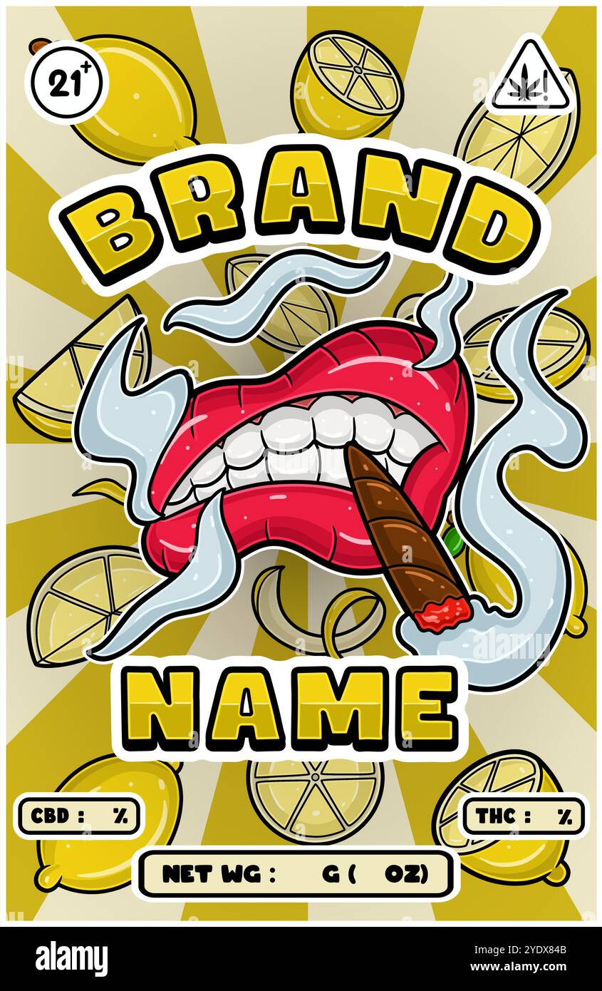 Cannabis strains vector vectors hi-res stock photography and images - Alamy