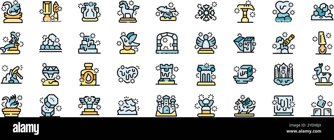 Ice angel sculpture Cut Out Stock Images & Pictures - Alamy