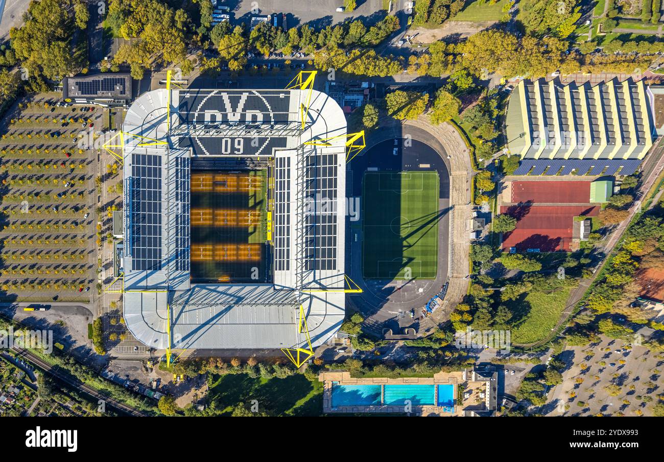 Luftbild, Signal Iduna Park, auch Westfalenstadion, Fußballstadion und ...
