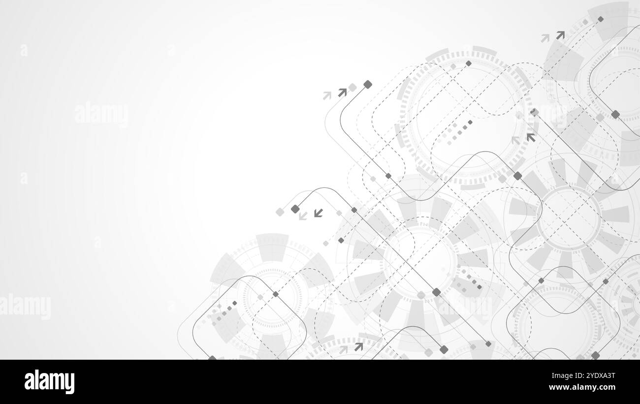 Abstract digital technology background with circuit board texture ...