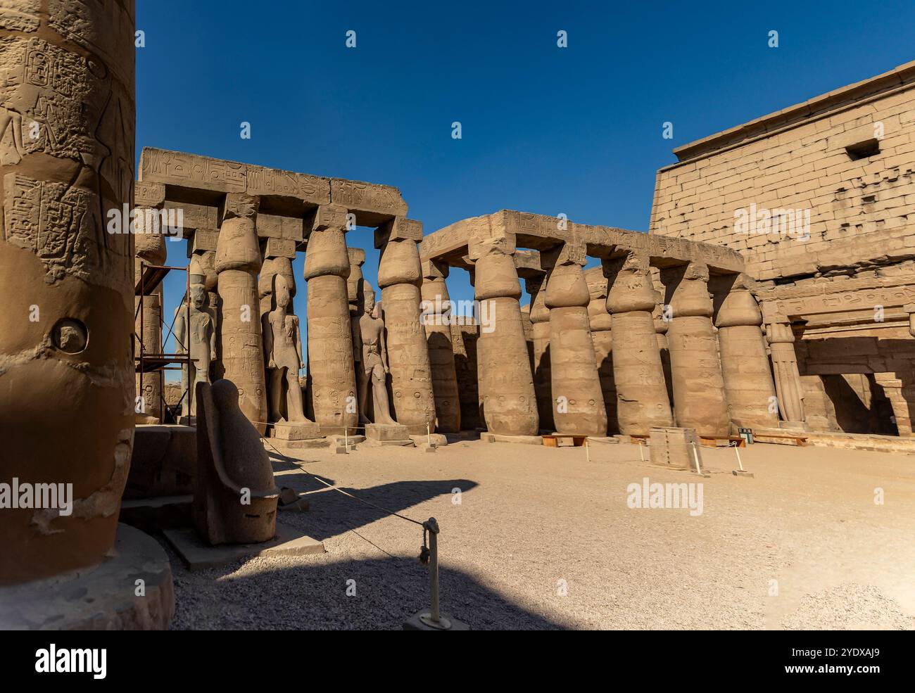 Luxor, Egypt; January 16, 2024: The secrets of the powerful god Amun-Ra ...