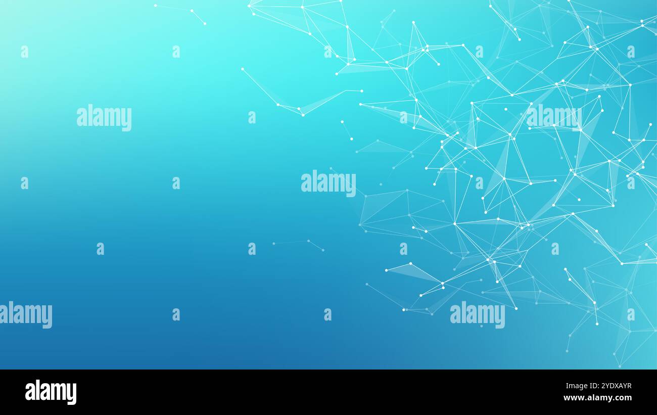 Global network connection banner design template. Header social network ...