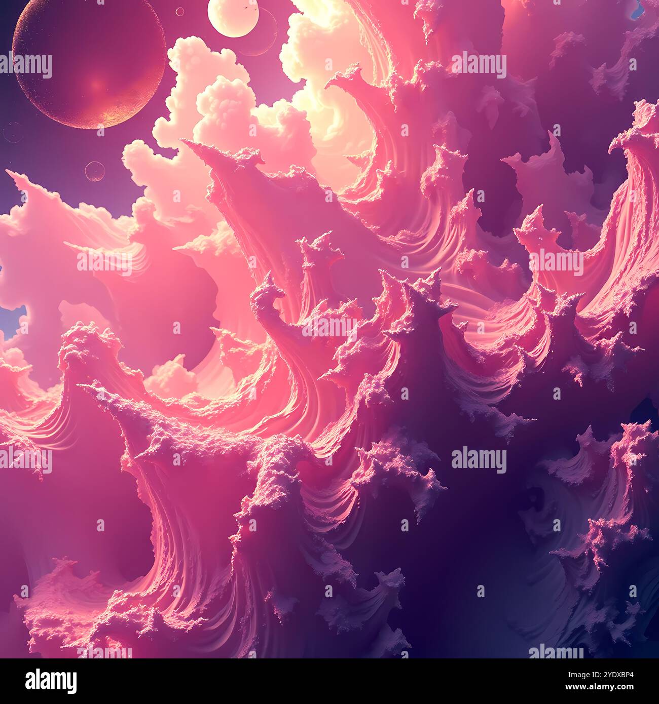 Psychedelic Fractal Mandala Abstract with Cosmic Symmetry and ...