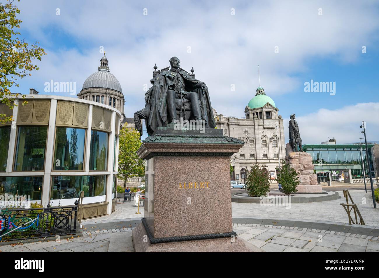 Prince Albert Statue, Rosemount Viaduct, Aberdeen, Scotland, UK Stock ...