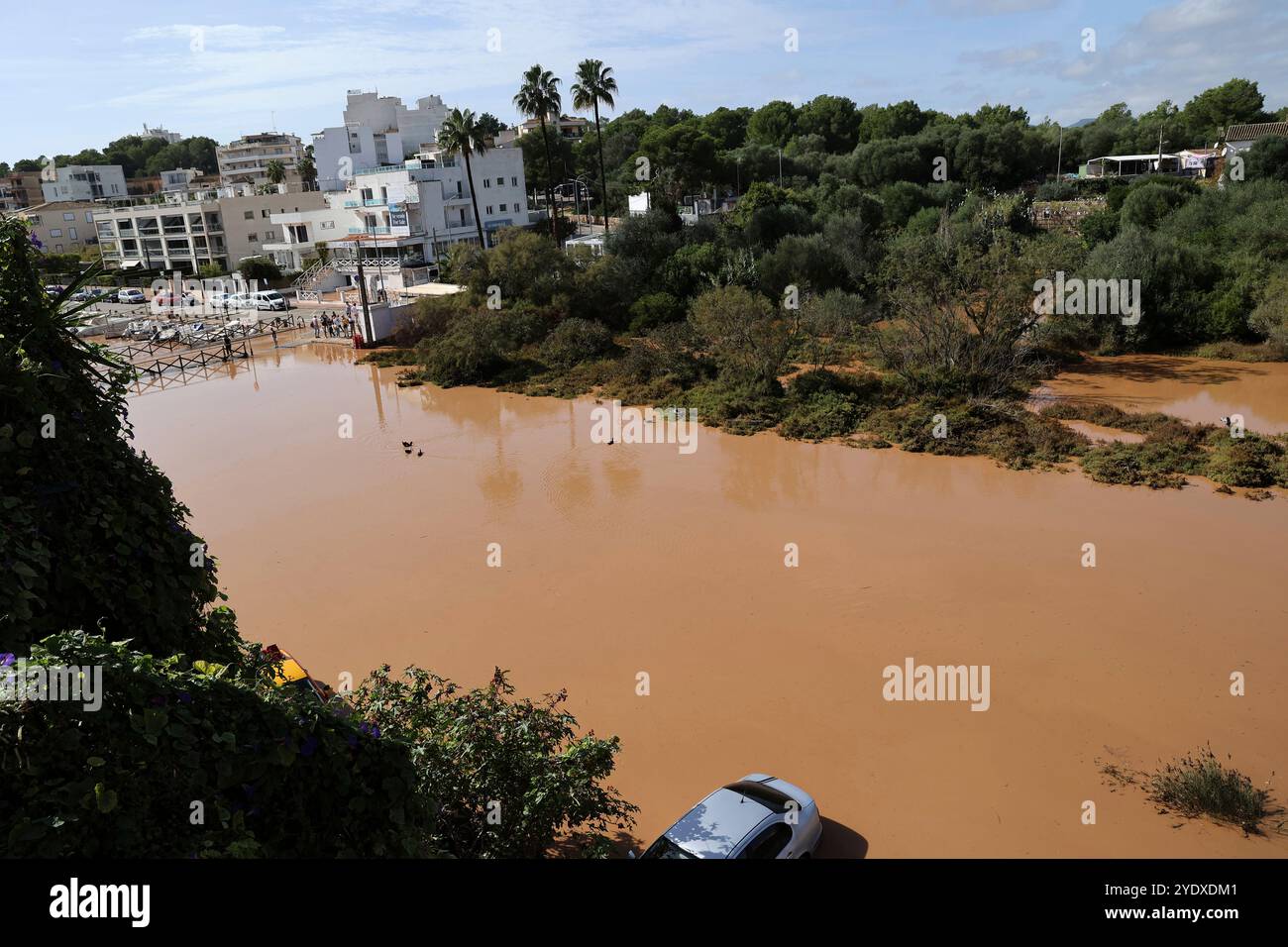 Floods in Porto Cristo as a consequence of the rains, on October 28th ...