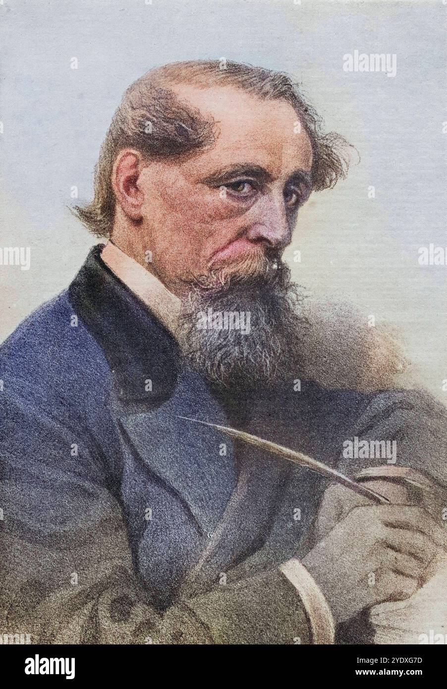 Charles John Huffam Dickens, 1812-1870. Englischer Schriftsteller, Historisch, digital ...