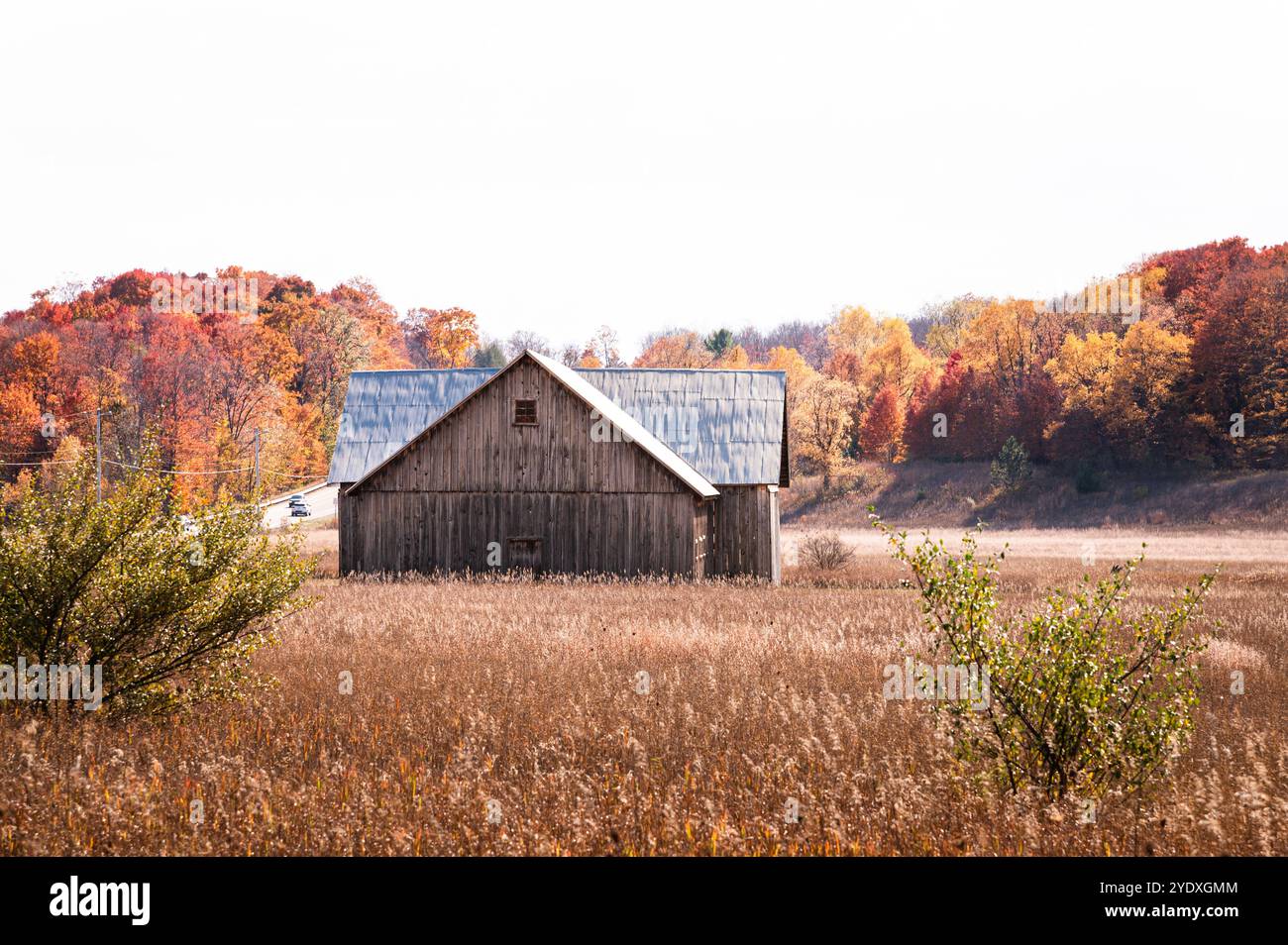 Old michigan barn autumn hi-res stock photography and images - Alamy