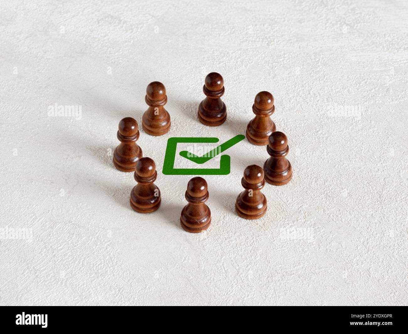 Focusing on the right choice. Being on the right side. Voting and ...