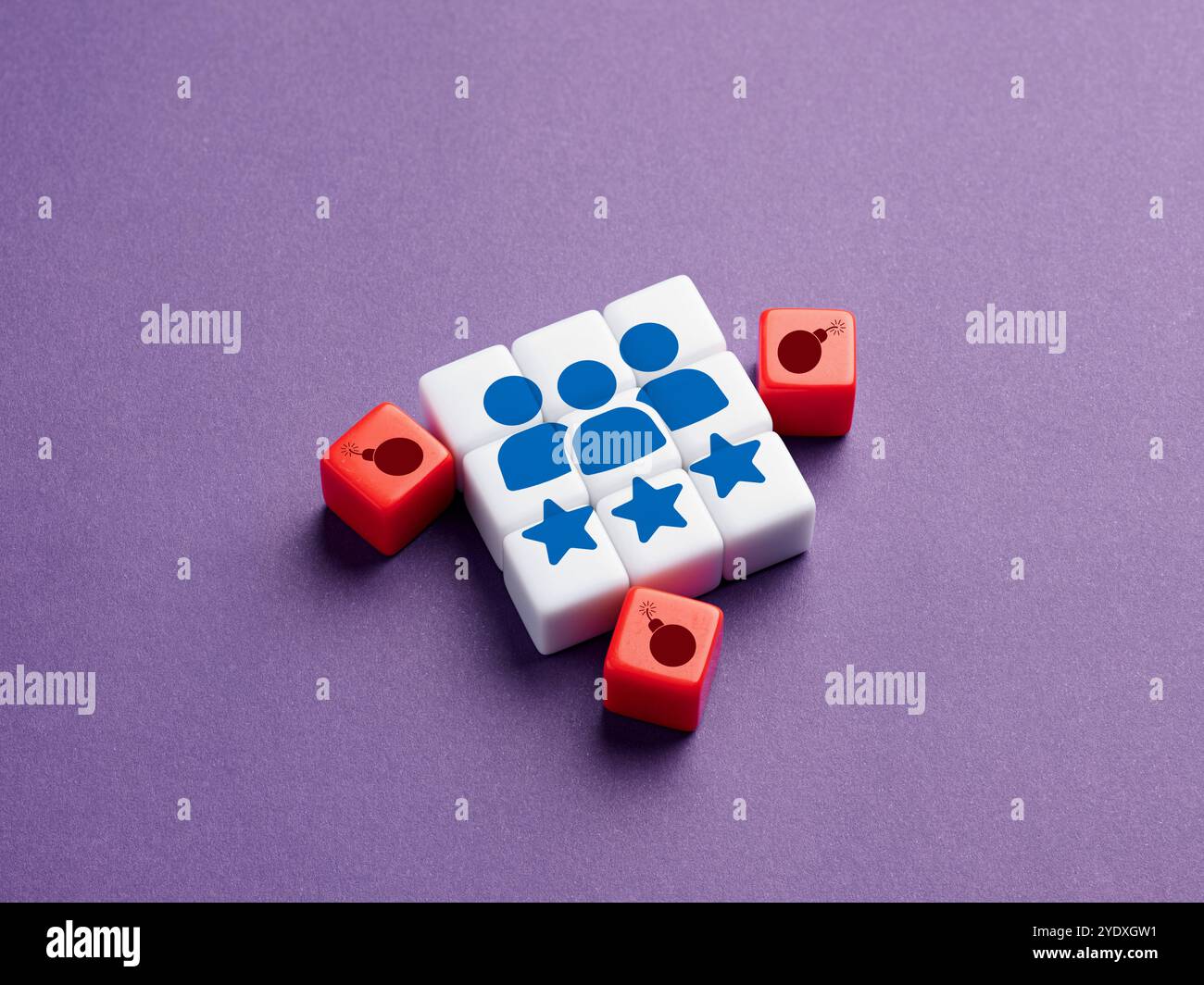 Destroying a successful team and teamwork. Dismantling or discharging a ...