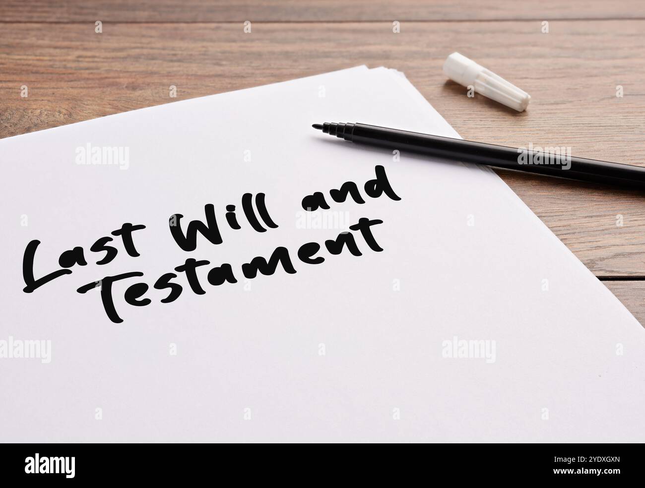 Signing a will and testament hi-res stock photography and images - Alamy