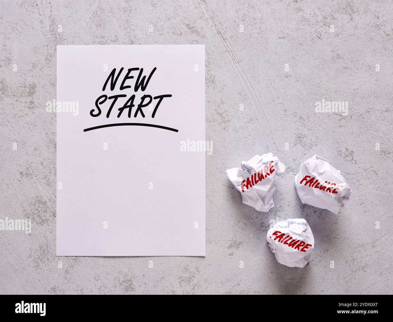 Learning from mistakes. Determination, persistence and new beginnings ...