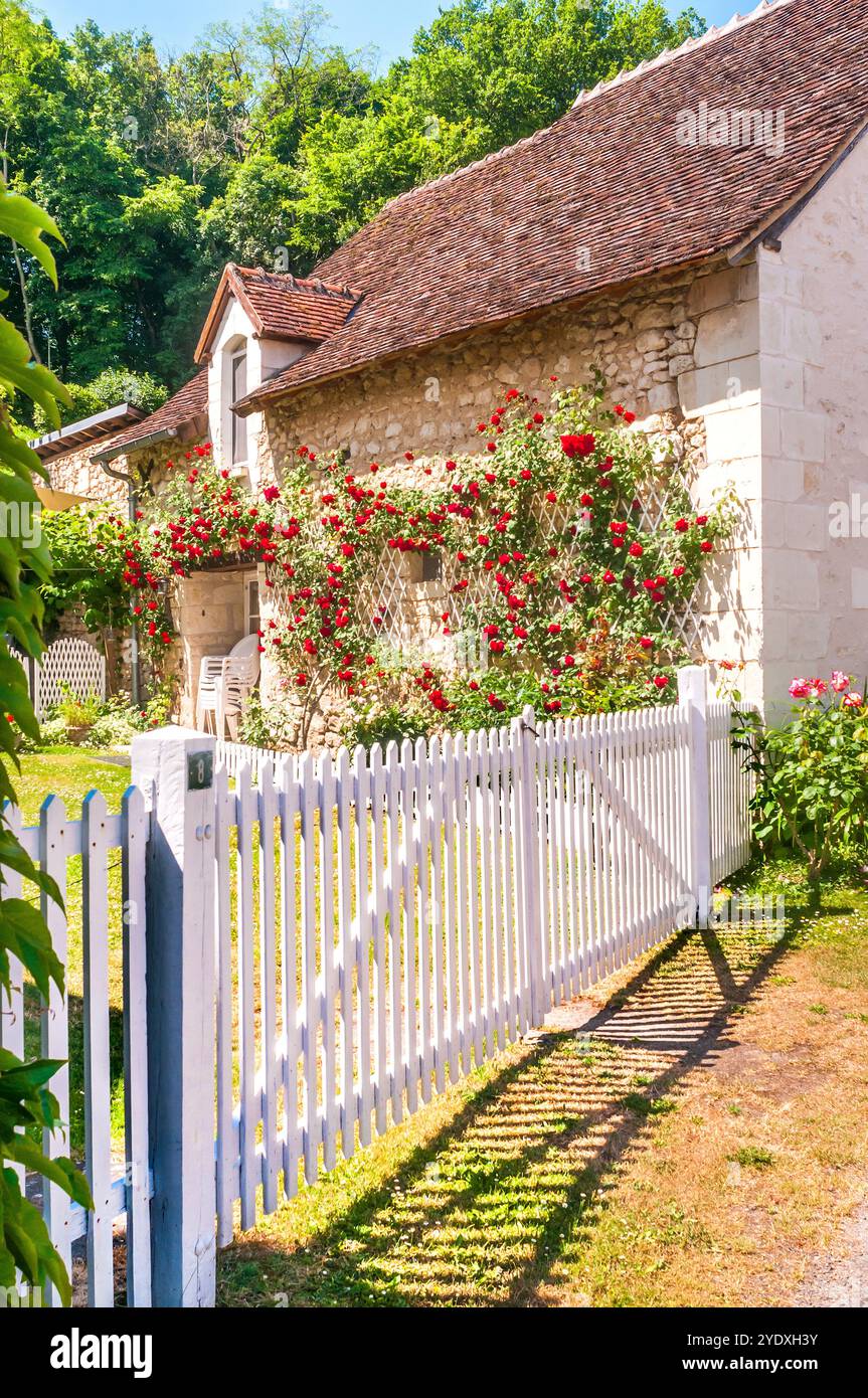 White painted garden gate hi-res stock photography and images - Alamy