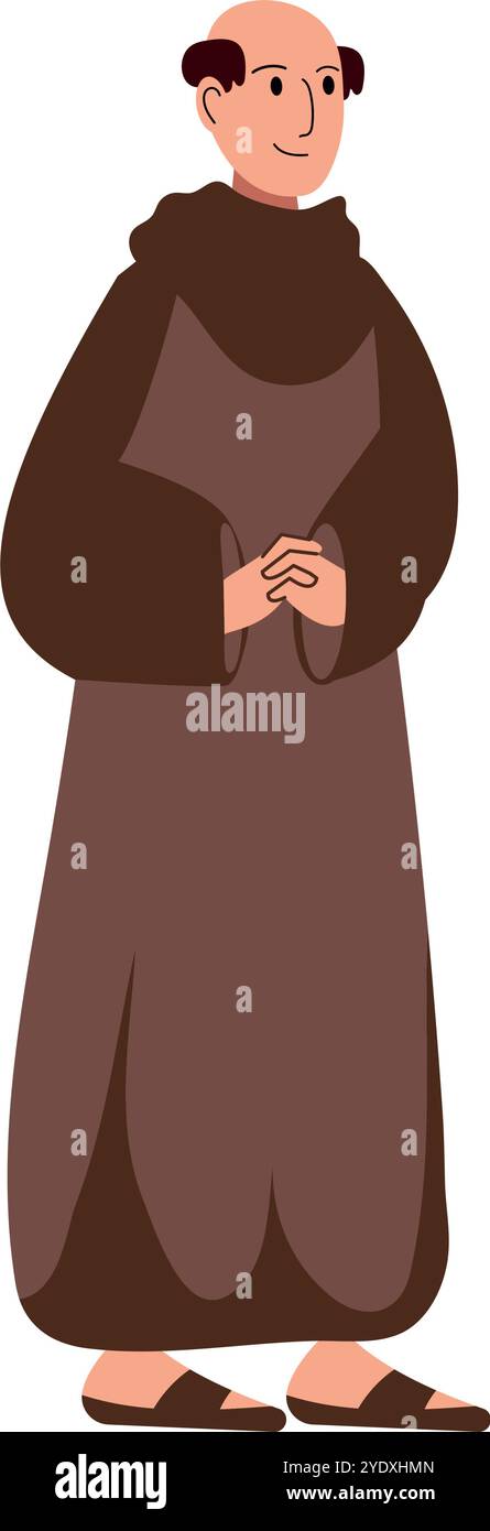 Friar wearing Stock Vector Images - Alamy