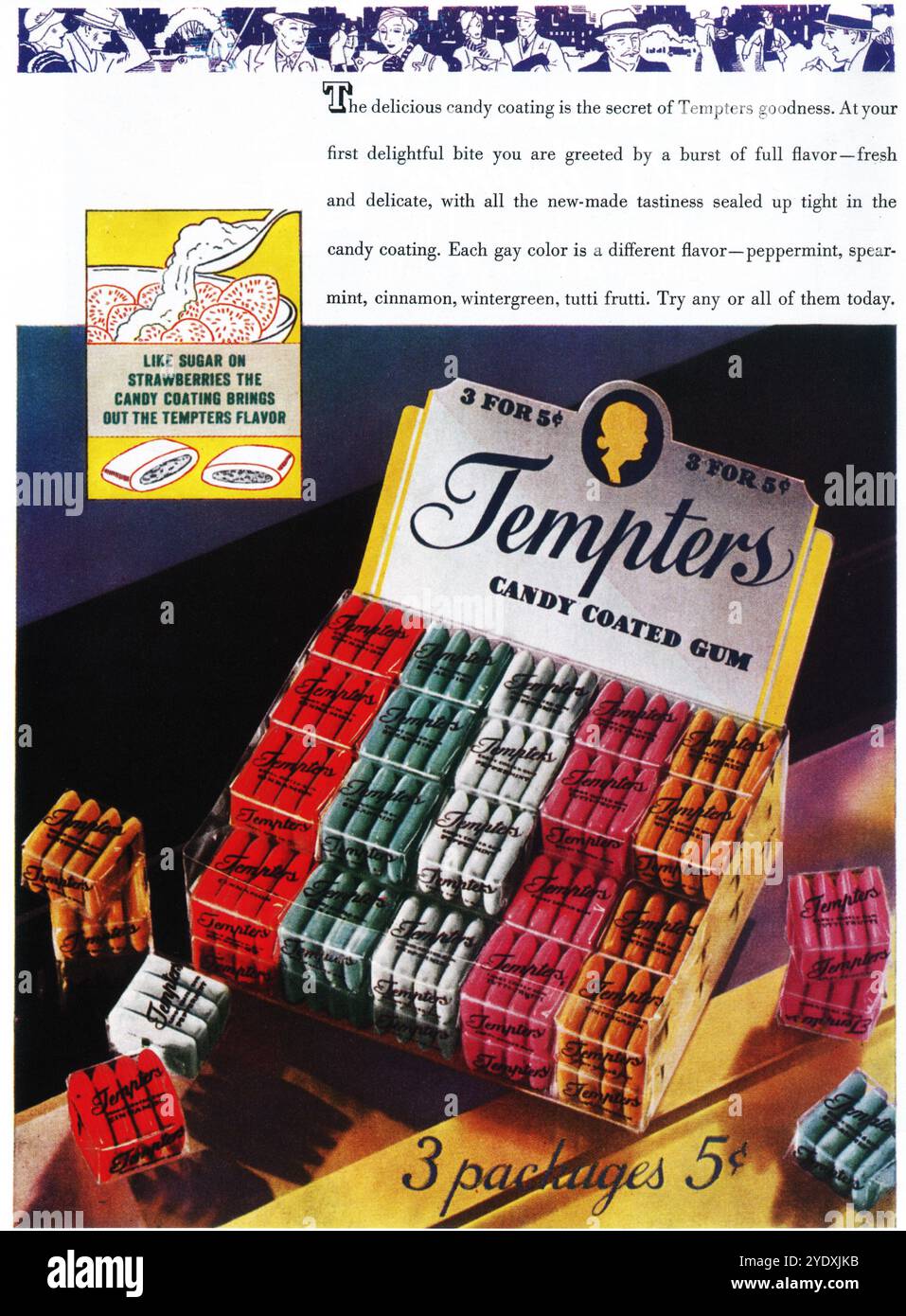 Retro candy ads hi-res stock photography and images - Alamy