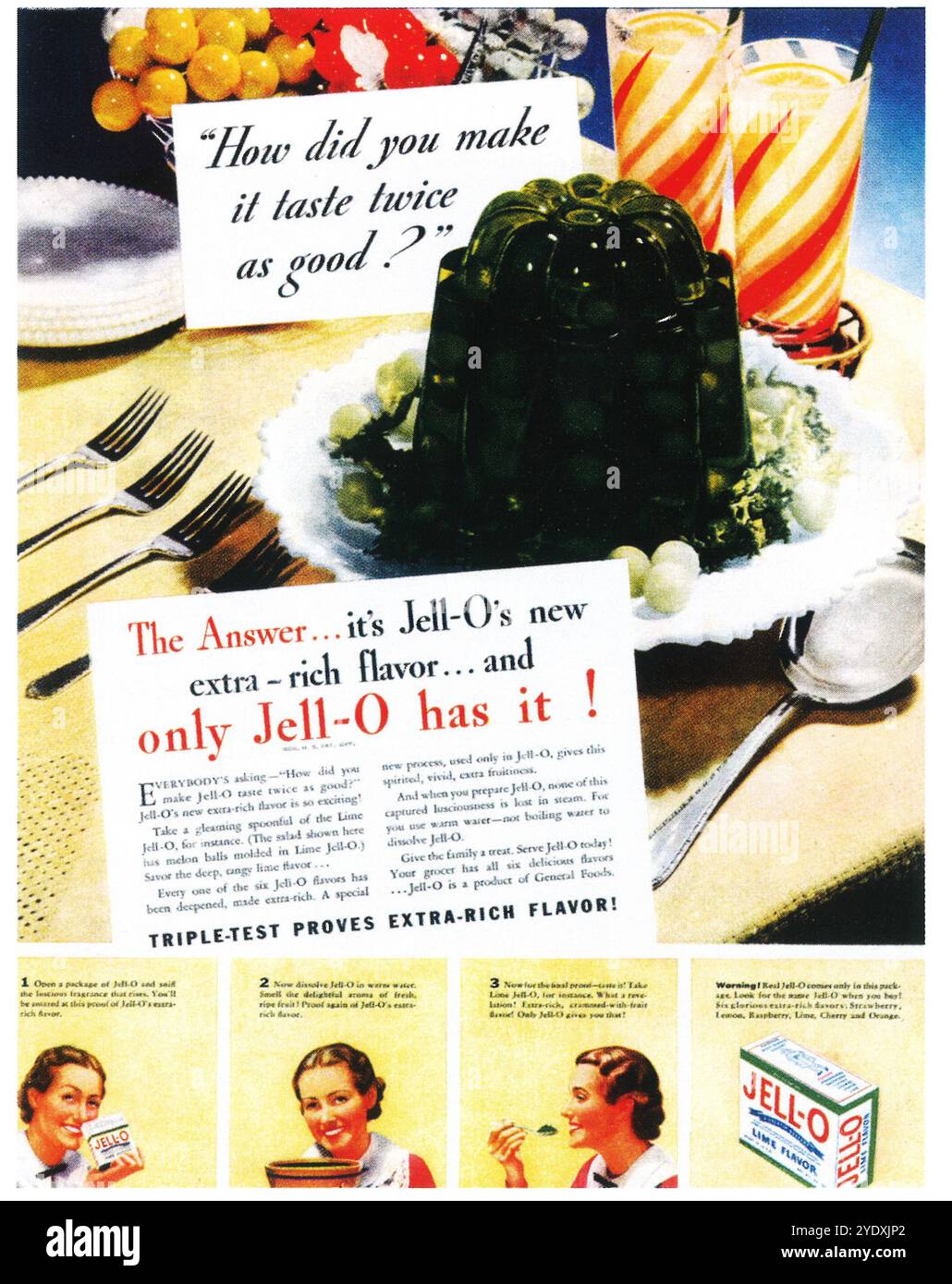 1930s ads food hi-res stock photography and images - Alamy