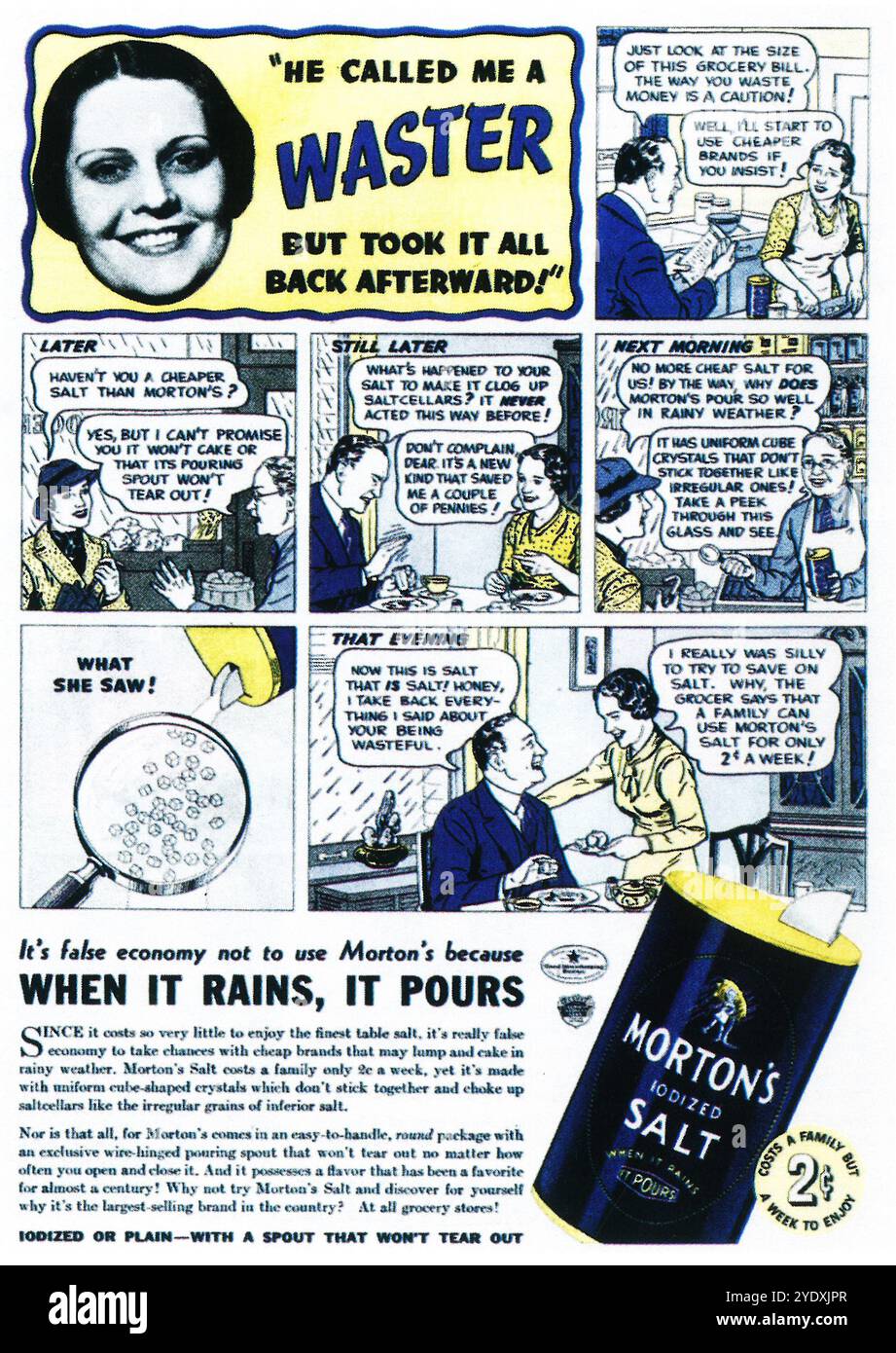 Salt woman seasoning Cut Out Stock Images & Pictures - Alamy