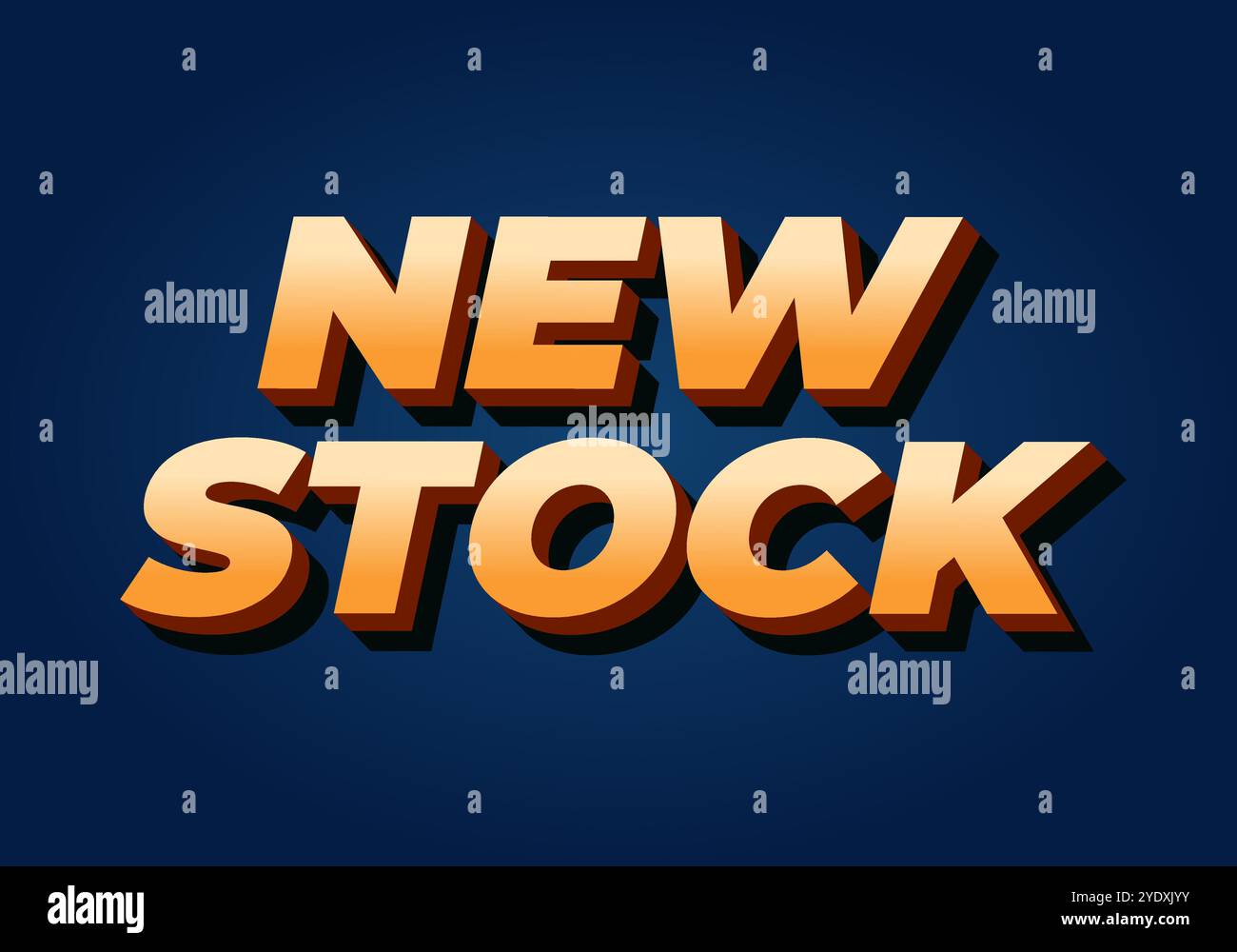 New stock. Text effect design in modern colors with 3D style Stock ...