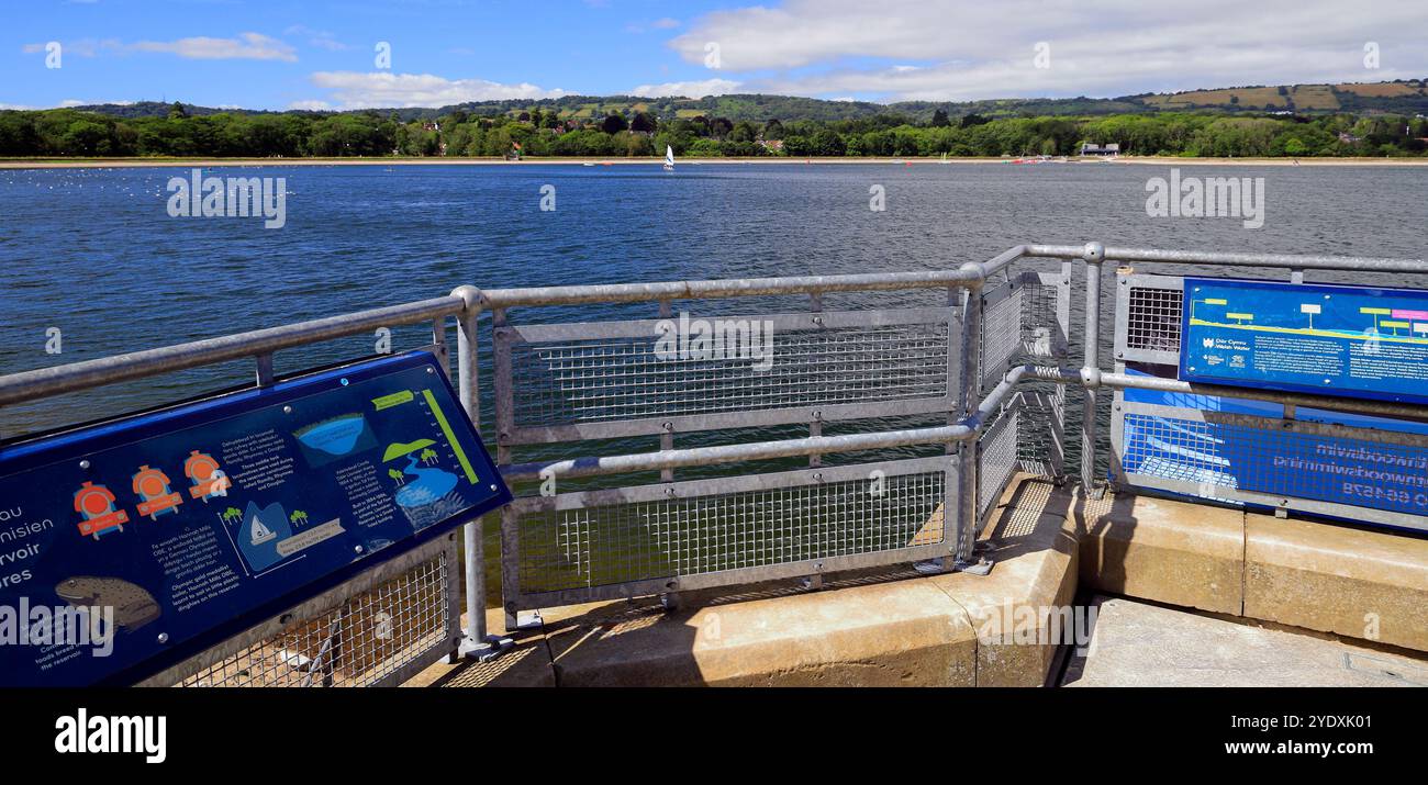View point across Lisvane & Llanishen Reservoirs, Summer 2024 Stock ...