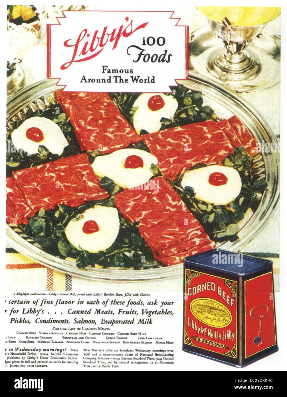 Libby's corned beef advertisement hi-res stock photography and images ...