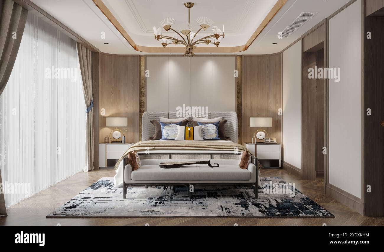 Beautiful interior view hotel room hi-res stock photography and images ...