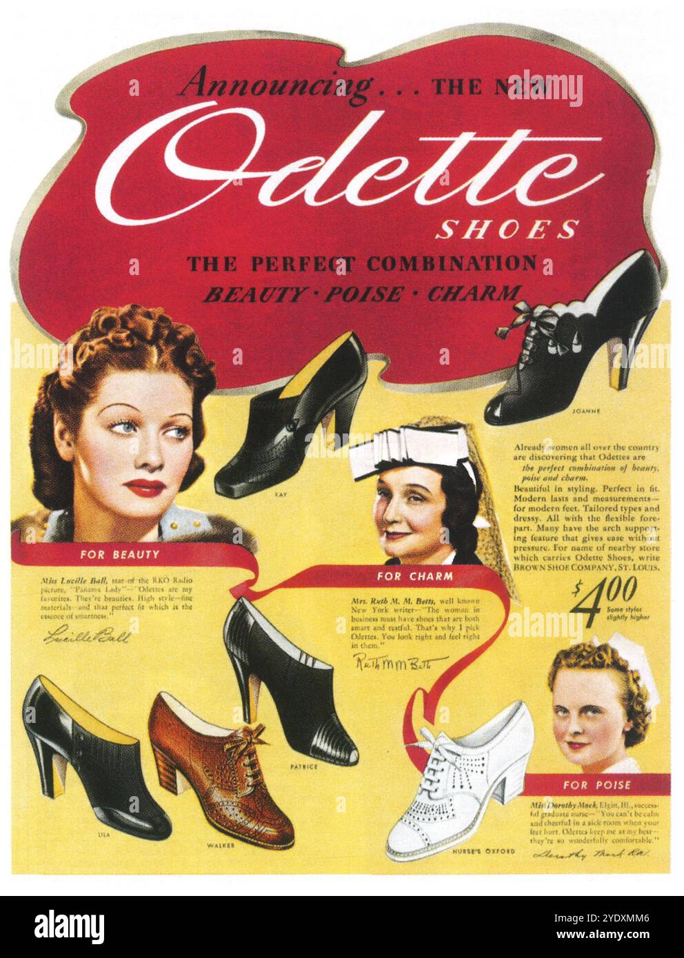 Womens shoes 1930s hi-res stock photography and images - Alamy