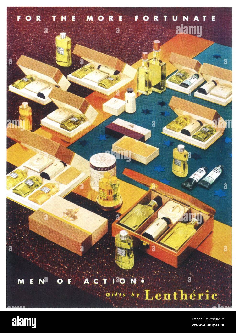 Vintage perfume advertisement man hi-res stock photography and images ...