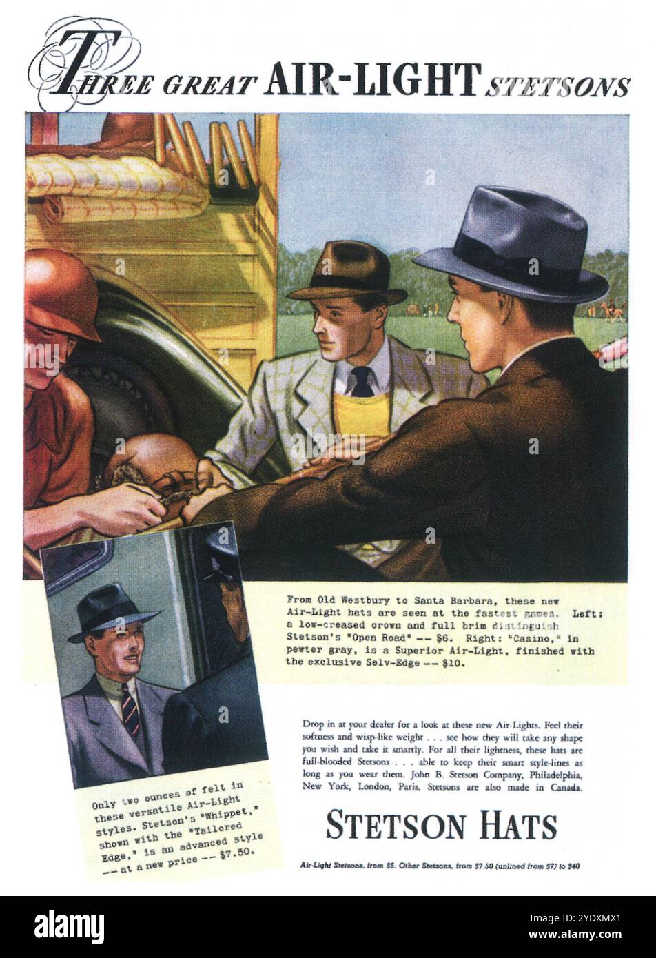 Stetson hat ad hi-res stock photography and images - Alamy