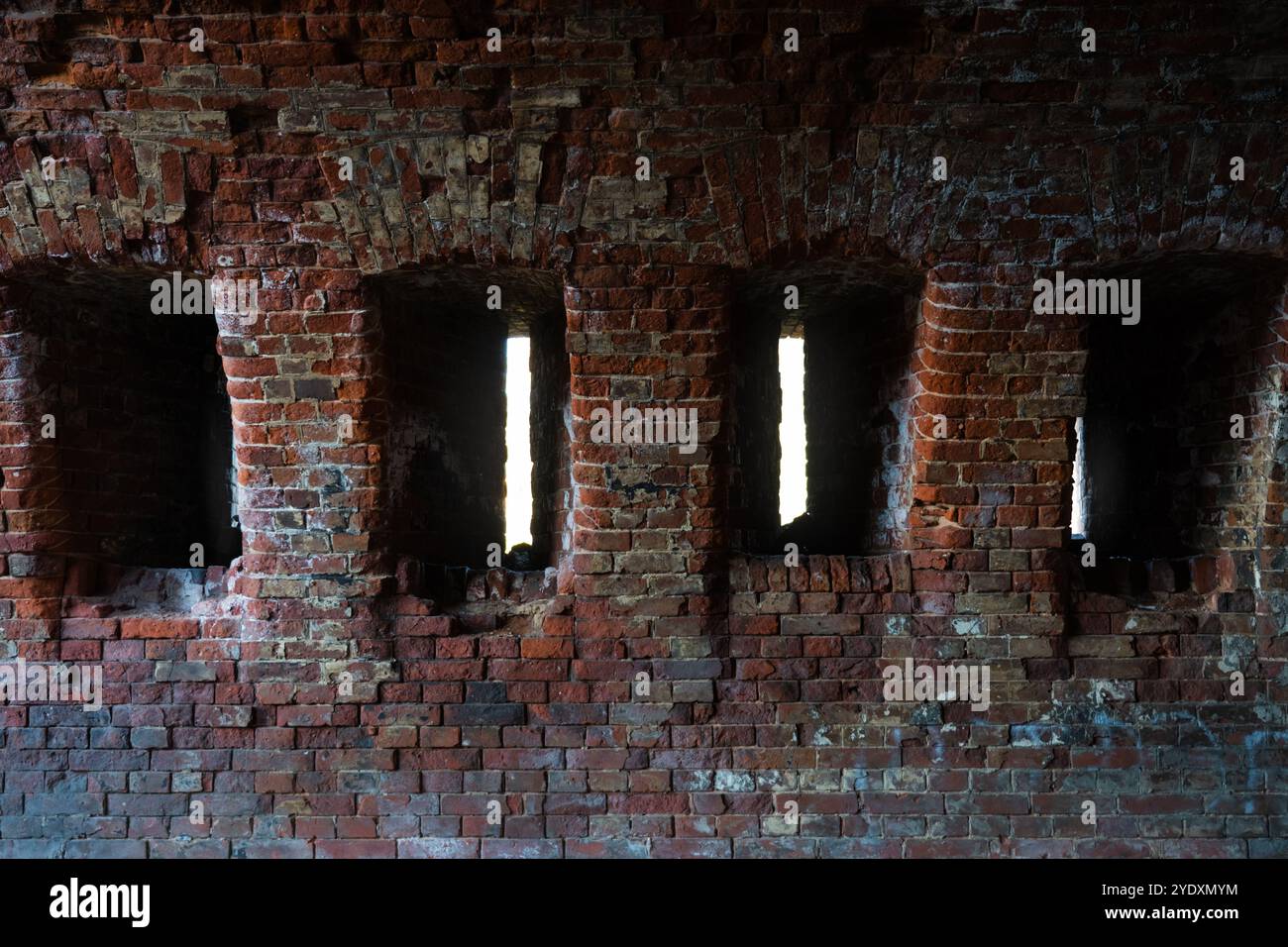 A window in the fortress wall. The embrasure. The Bobruisk Fortress ...
