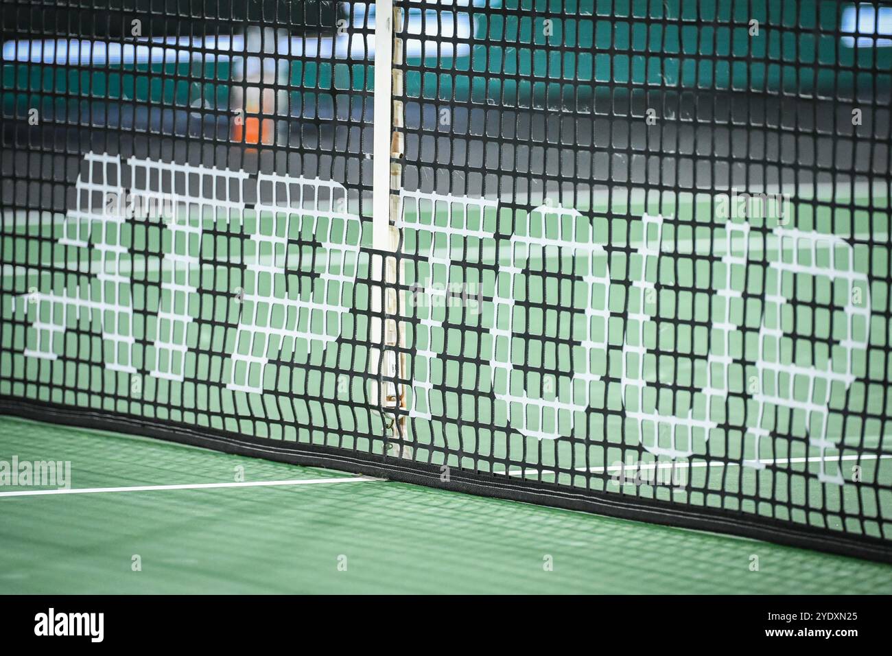 Illustration of the official logo of ATP Tour during the Rolex Paris ...