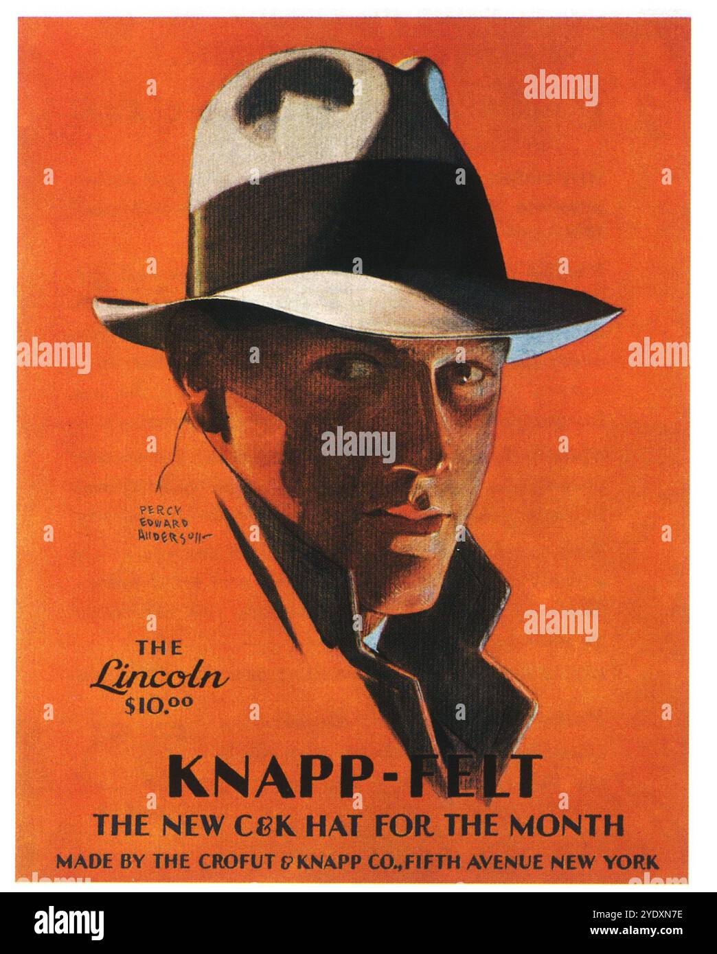 Vintage hat adverts Cut Out Stock Images & Pictures - Alamy