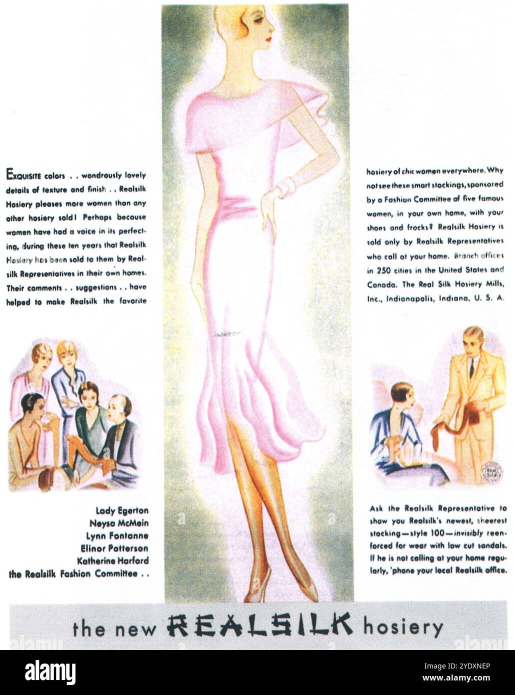 Vintage silk stockings hi-res stock photography and images - Alamy