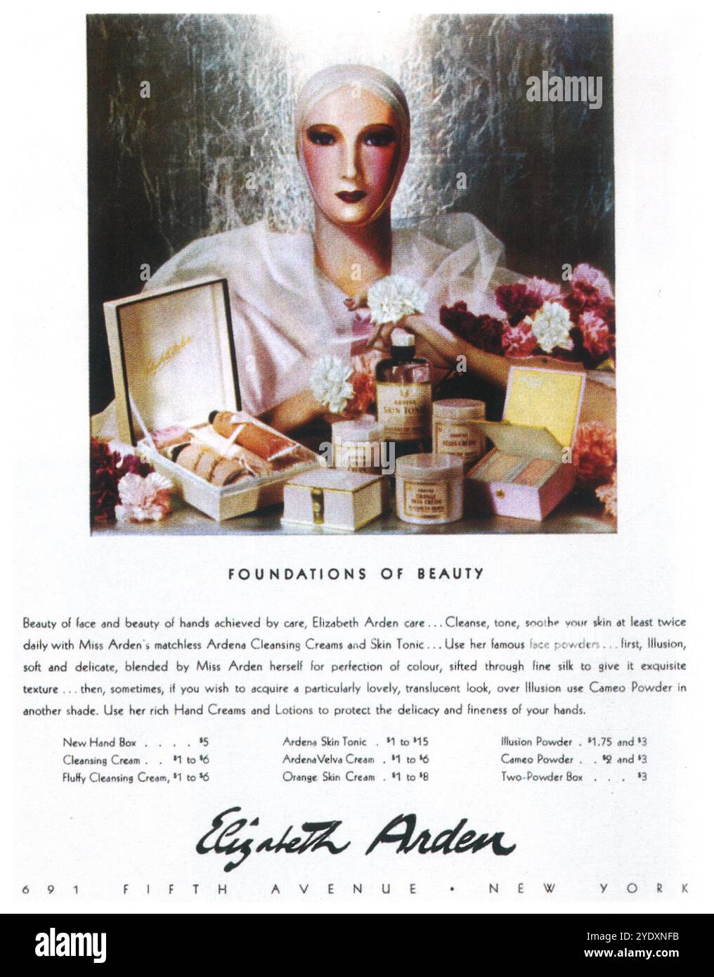1930s cosmetic advertisement hi-res stock photography and images - Alamy