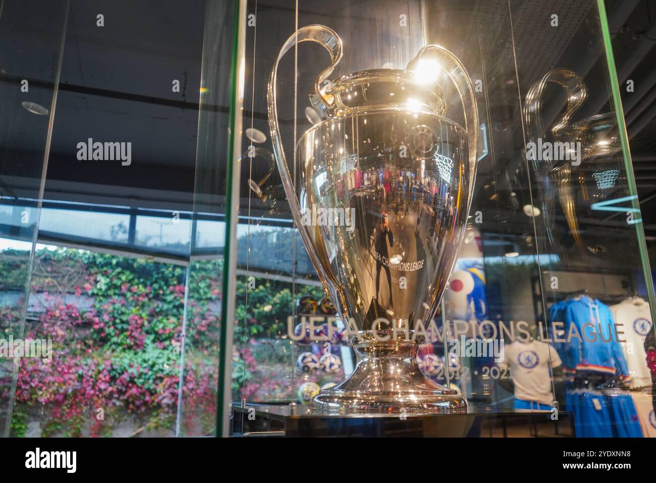 UEFA Champions League Trophy won by Chelsea Football Club in 2012 and ...