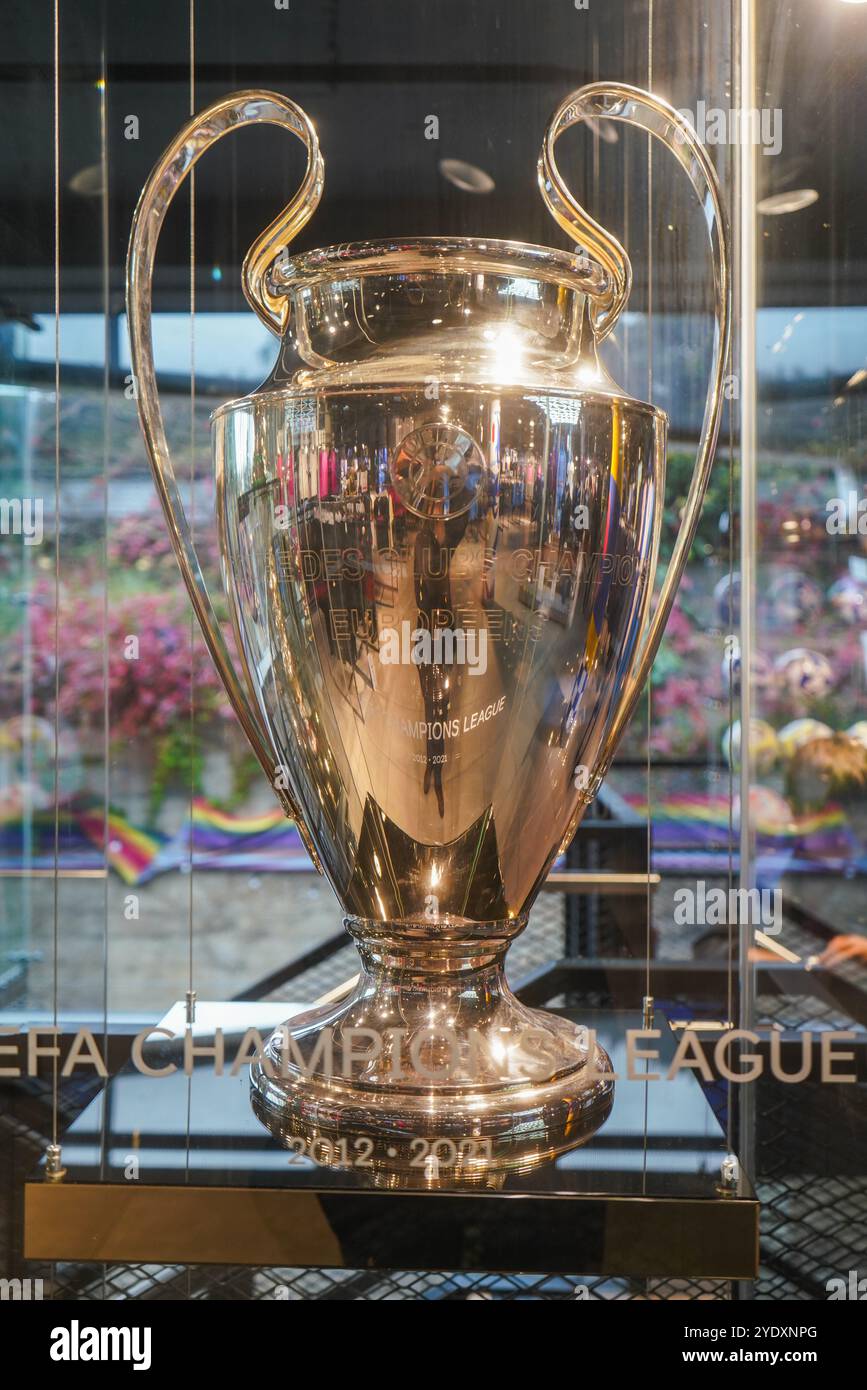 UEFA Champions League Trophy won by Chelsea Football Club in 2012 and ...