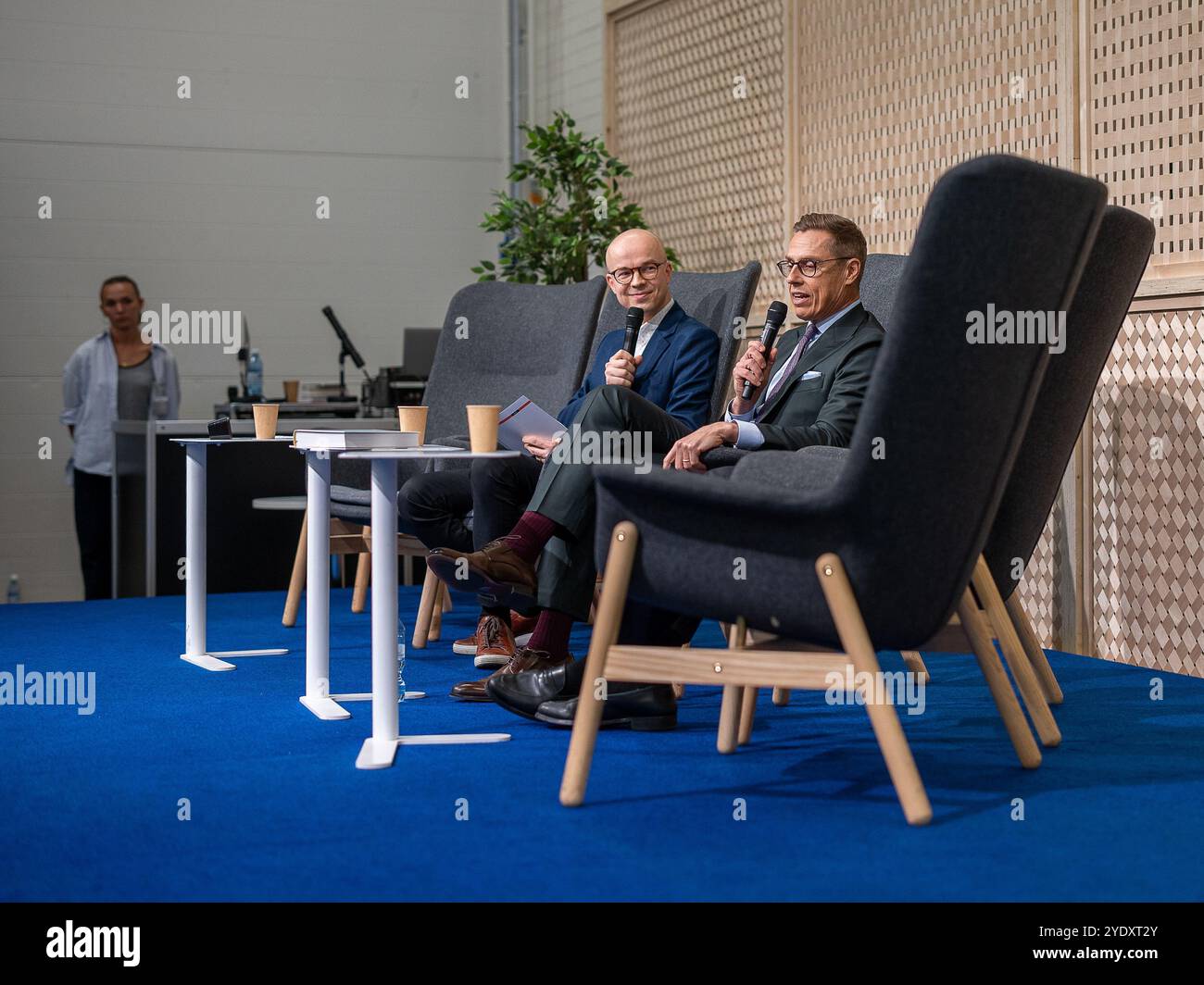 The President of Finland Alexander Stubb the Finnish and Swedish ...