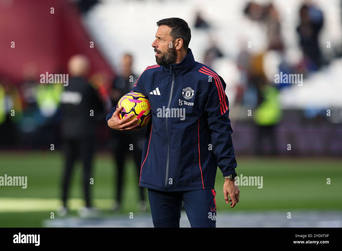 LONDON, UK - 27th Oct 2024: Manchester United assistant manager Ruud ...