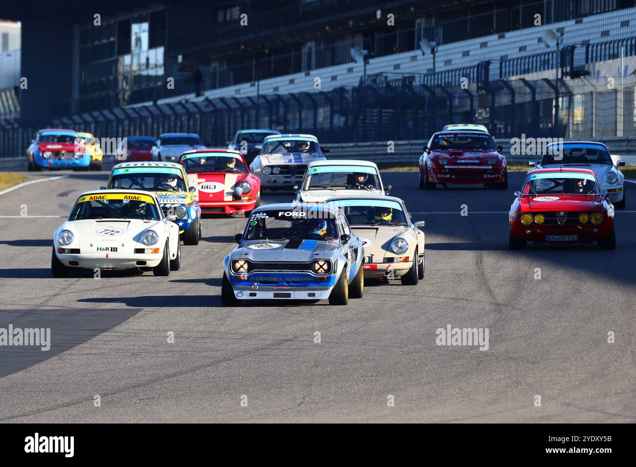 Start zum Rennen Motorsport, ADAC Youngtimer Trophy, "Schwedenkreuz ...