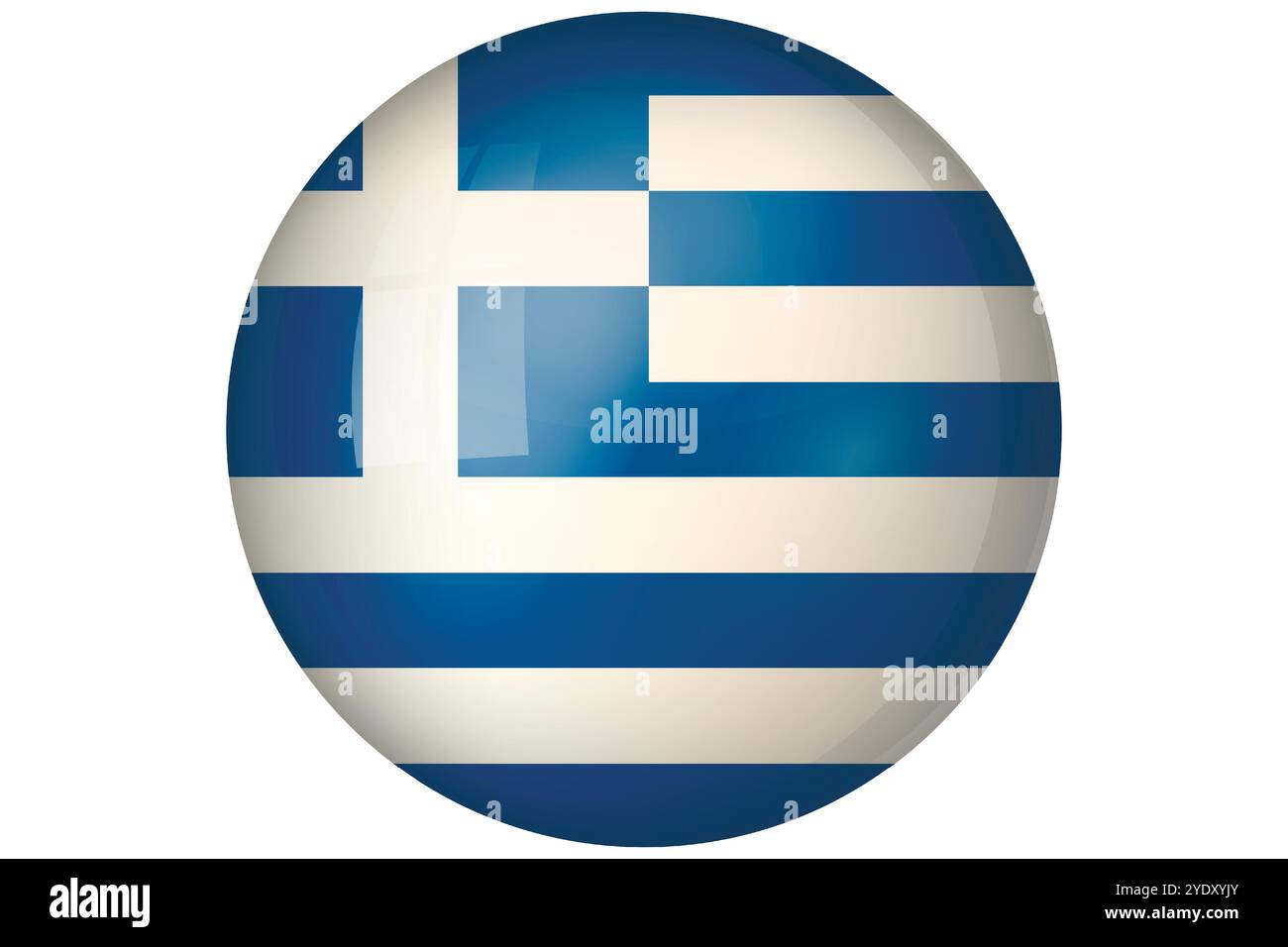 Flag of Greece. Greek national symbol in official colors. Template icon ...